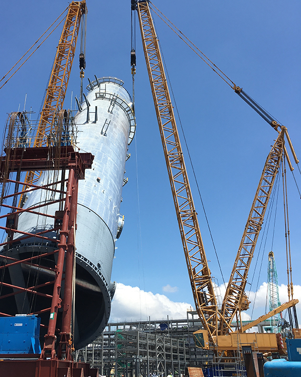 Hyosung Vina HSVC OL1 Project Heavy Lifting > 기계설치 / 중량물설치 - 천조