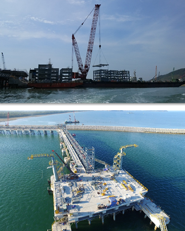 NSRP Offshore PAR Module Installation > 기계설치 / 중량물설치 - 천조